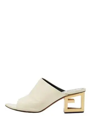 GIVENCHY Triangle Leather Mules