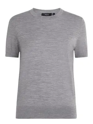 THEORY Wool Short-sleeve T-shirt