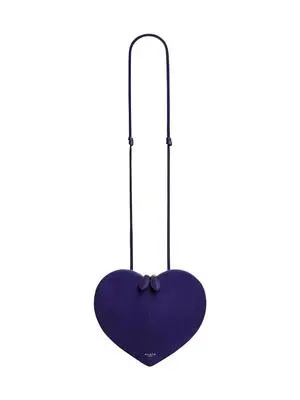 Alaïa Suede Le Coeur Shoulder Bag - Blue