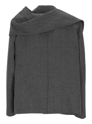 THE EROSE Jannis Double-breasted Blazer - Grey