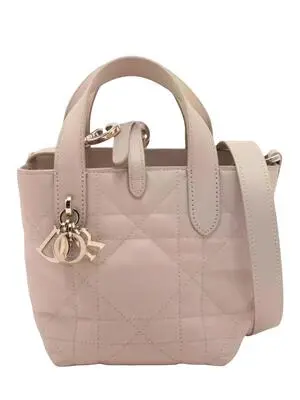 DIOR 2020-2026 Small Calfskin Macrocannage Toujours Vertical Satchel