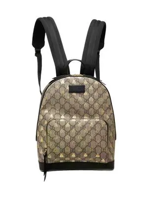 Gucci 2016-2026 Small Gg Supreme Bee Backpack - Neutrals