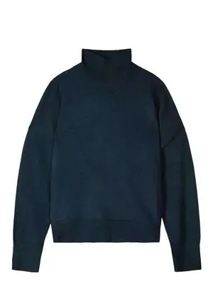PATRIZIA PEPE Logo-plaque Roll-neck Sweater