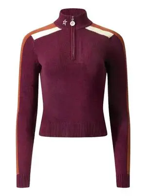 PERFECT MOMENT La Tour Merino Wool 1/4 Zip Sweater