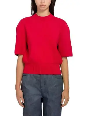 AMOMENTO Short-sleeve Sweater