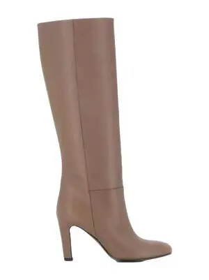 DEL CARLO Leather Knee-high Boots - Brown