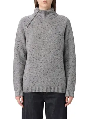 GIMAGUAS Half-zip Turtleneck Sweater In Recycled Wool Blend With Dropped Shoulders