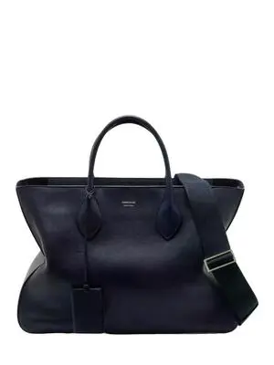 SALVATORE FERRAGAMO Large Star Pebbled Tote Bag