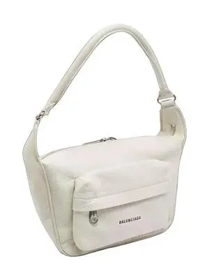 BALENCIAGA Medium Raver Distressed Shoulder Bag