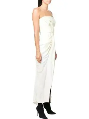 MATICEVSKI Strapless Draped Floor-length Dress
