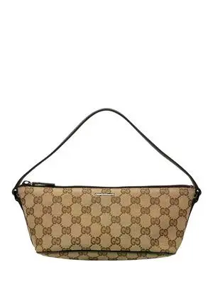 Gucci 2000-2015 Gg Canvas Boat Shoulder Bag - Neutrals
