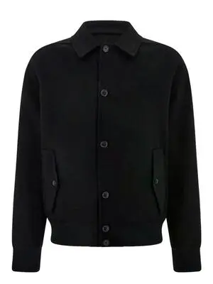FERRAGAMO Wool And Cashmere Blouson - Black