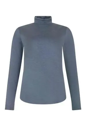 MOORER Lenas-kc Roll-neck Long-sleeve T-shirt - Blue