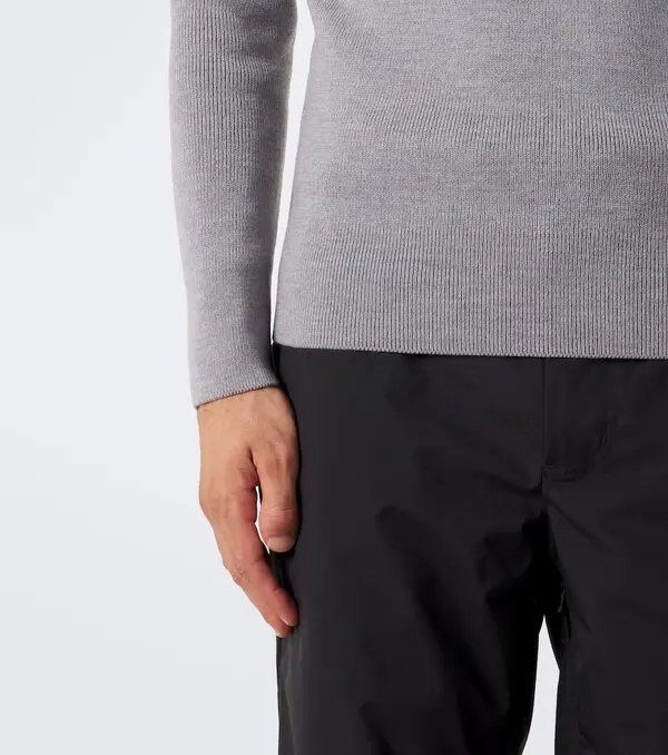 Fusalp Wengen Half-zip Wool Sweater - Grey