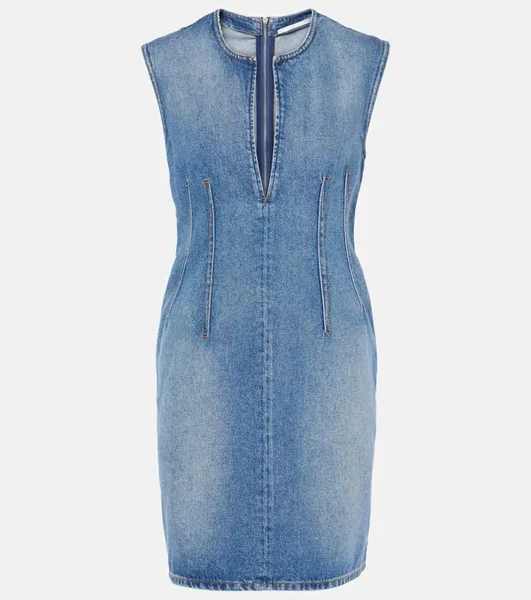 Stella McCartney Denim Minidress - Blue