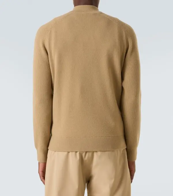 Bogner Dexter Wool And Cashmere Zip-up Sweater