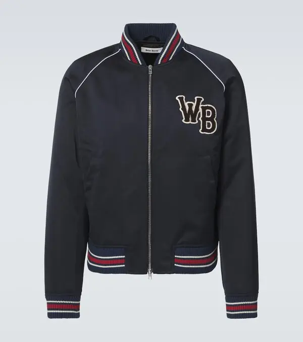 WALES BONNER Marvel Varsity Jacket - Blue