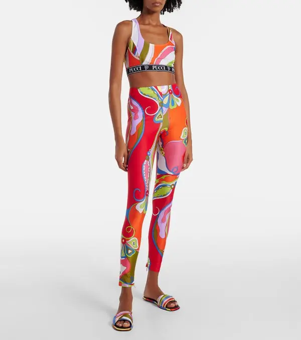 Emilio Pucci Iride Sports Bra - Multicoloured