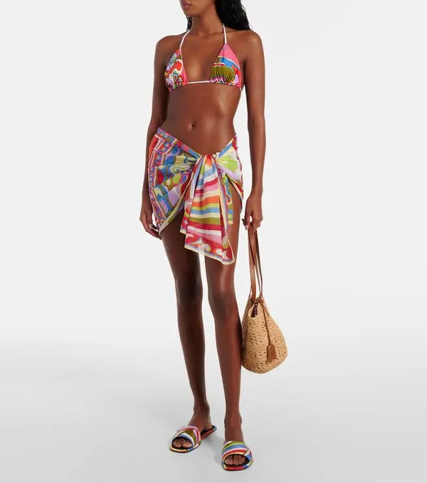 Emilio Pucci Printed Bikini Bottoms