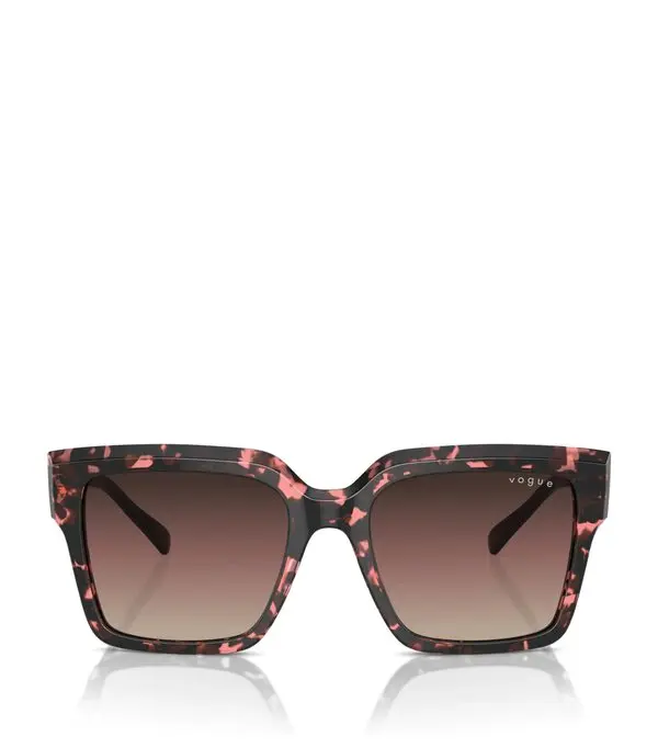 VOGUE Acetate Square Frame Sunglasses - Pink