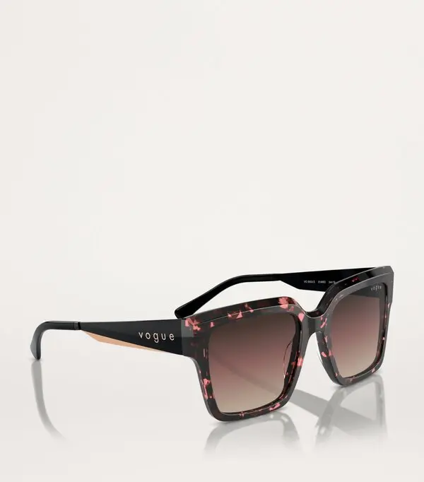 VOGUE Acetate Square Frame Sunglasses - Pink