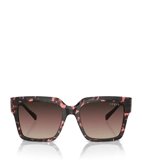 VOGUE Acetate Square Frame Sunglasses - Pink