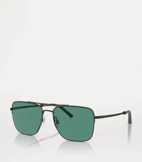Oliver Spencer Metal R-2 Sunglasses - Metallic