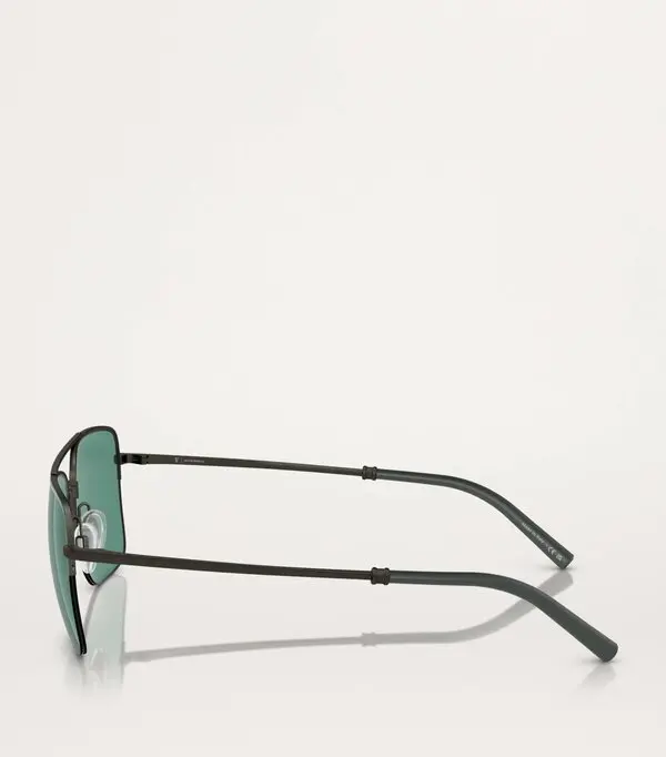 Oliver Spencer Metal R-2 Sunglasses - Metallic