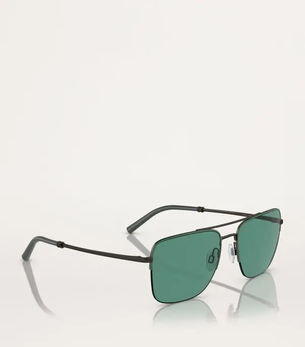 Oliver Spencer Metal R-2 Sunglasses - Metallic