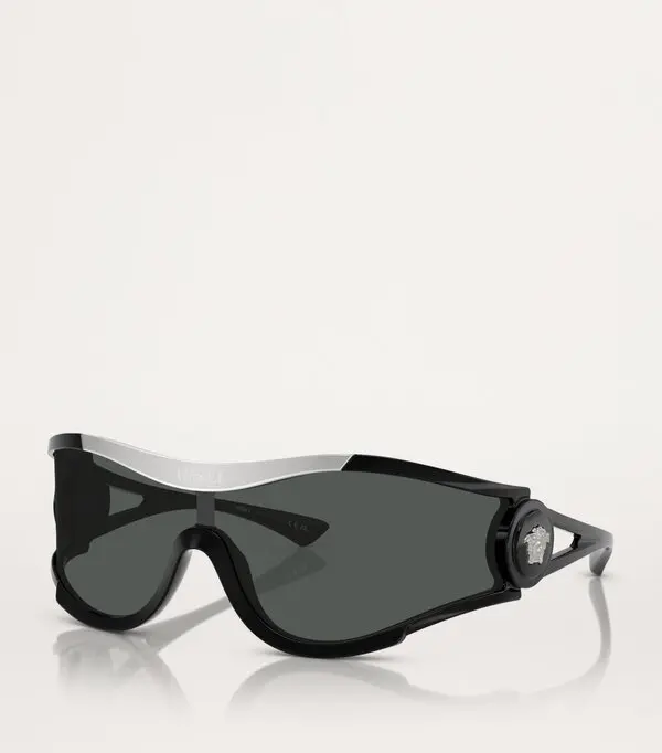 Versace Ve4475 Injected Sunglasses - Black