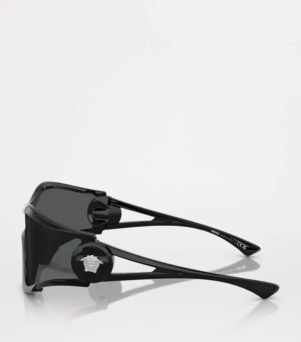 Versace Ve4475 Injected Sunglasses - Black