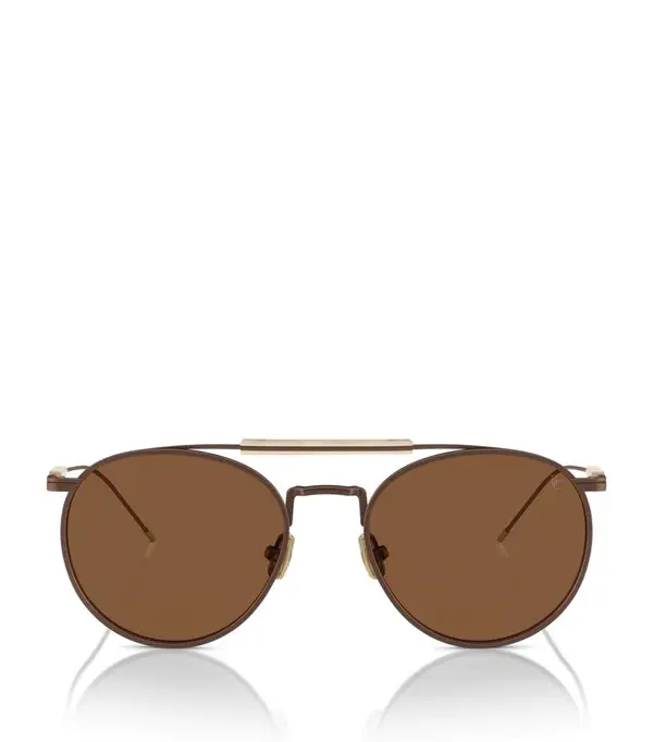 Brunello Cucinelli Injected Bc2004st Sunglasses - Brown