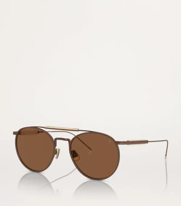 Brunello Cucinelli Injected Bc2004st Sunglasses - Brown