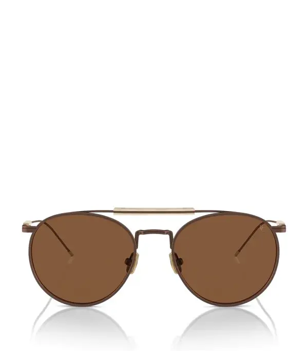 Brunello Cucinelli Injected Bc2004st Sunglasses - Brown