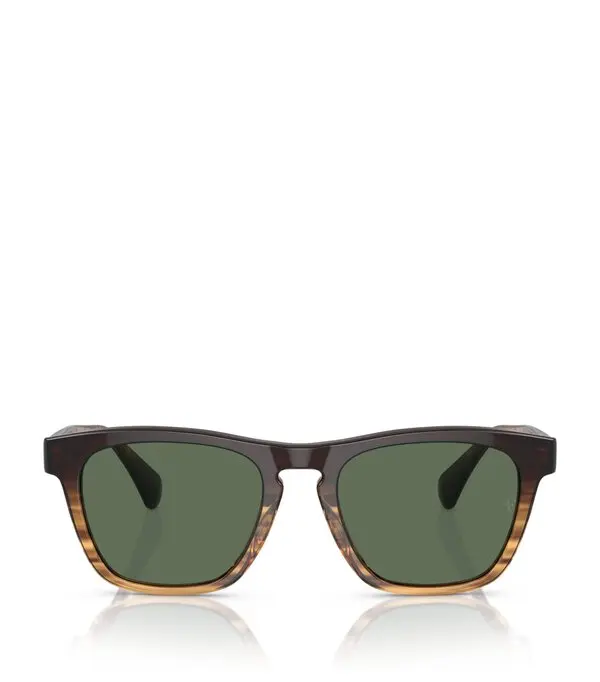 Oliver Spencer Acetate R-3 Sunglasses - Brown