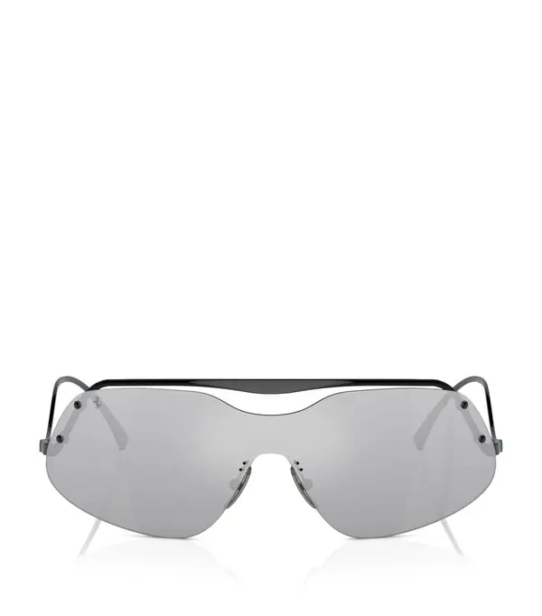 FERRARI Metal Sports Sunglasses - Black