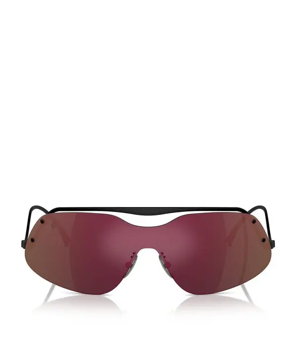 FERRARI Metal Aviator Sunglasses - Black