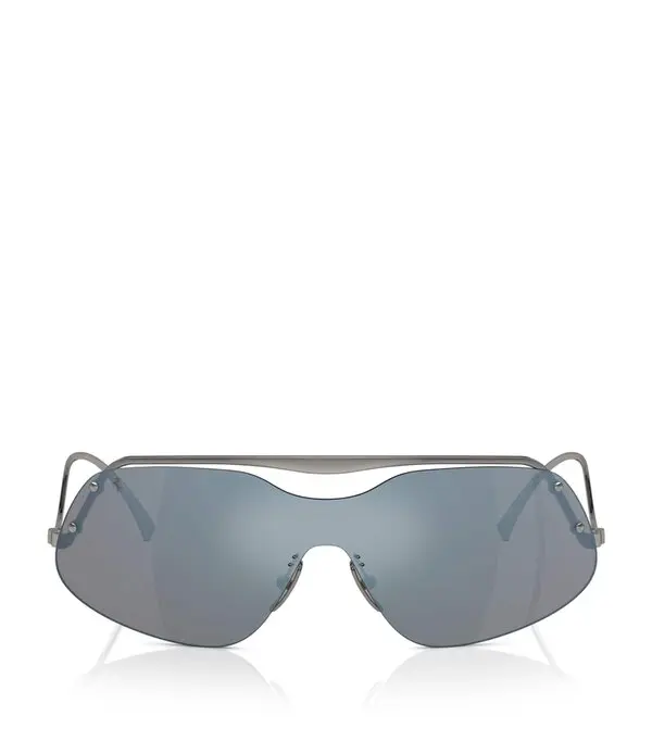 FERRARI Metal Aviator Sunglasses - Grey