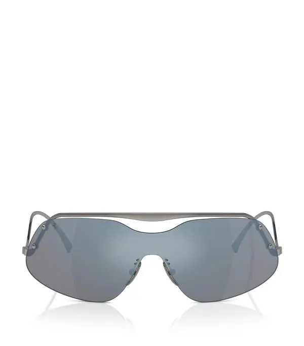 FERRARI Metal Aviator Sunglasses - Grey