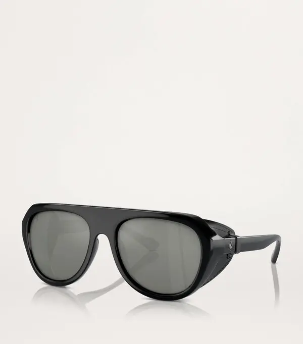 FERRARI Injected Fh2002qu Sunglasses - Black