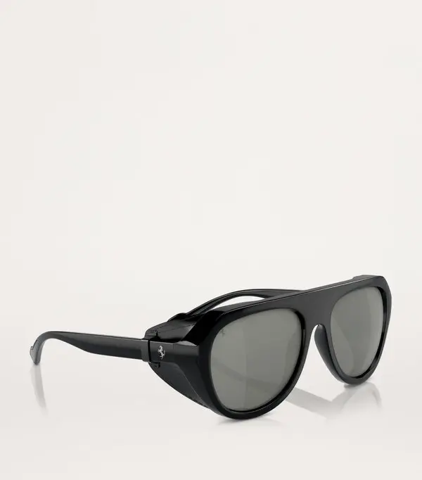 FERRARI Injected Fh2002qu Sunglasses - Black