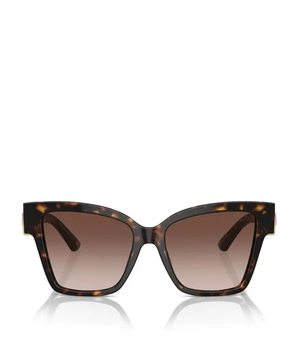 Dolce & Gabbana Acetate Cat Eye Sunglasses - Brown