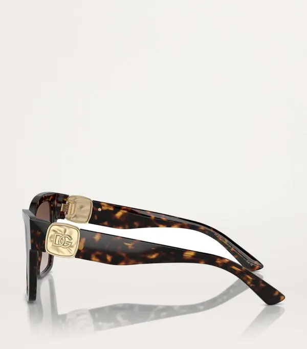 Dolce & Gabbana Acetate Cat Eye Sunglasses - Brown