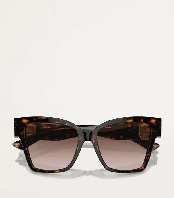 Dolce & Gabbana Acetate Cat Eye Sunglasses - Brown