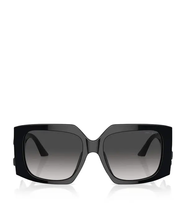 JIMMY CHOO Acetate Oversized Sunglasses - Black