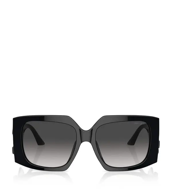 JIMMY CHOO Acetate Oversized Sunglasses - Black