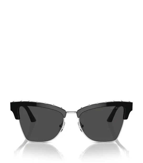 JIMMY CHOO Acetate Sunglasses - Black