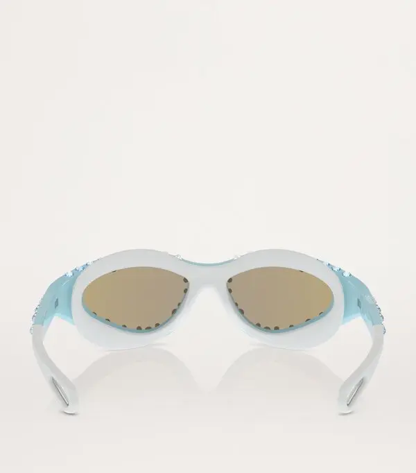 SWAROVSKI Embellished Sunglasses - Blue
