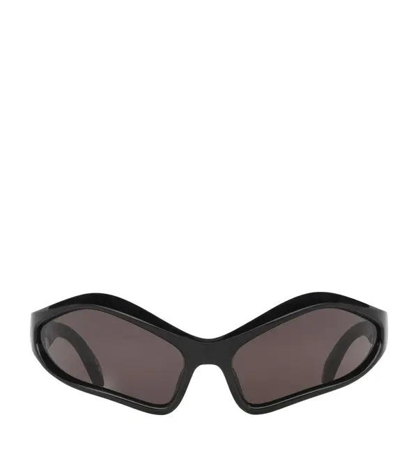 Balenciaga Nylon Bb0314s Sunglasses - Black