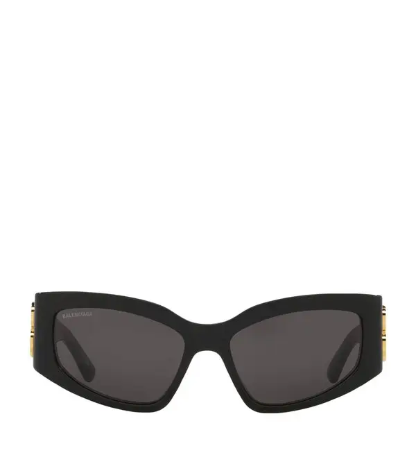Balenciaga Injected Bb0321s Sunglasses - Black